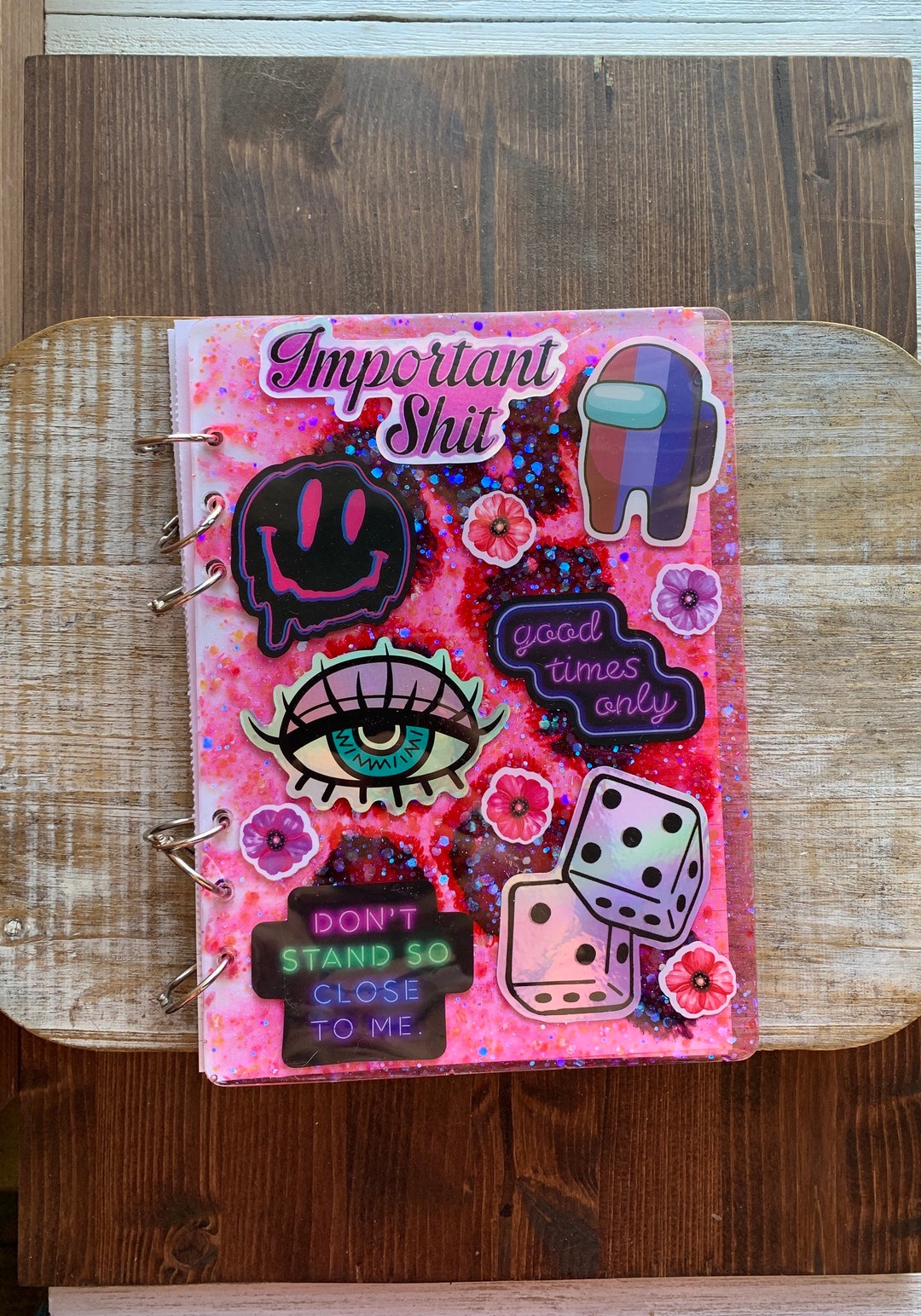 Graffiti Diary Journal Important Shit Journal Lined Notebook Lined ...