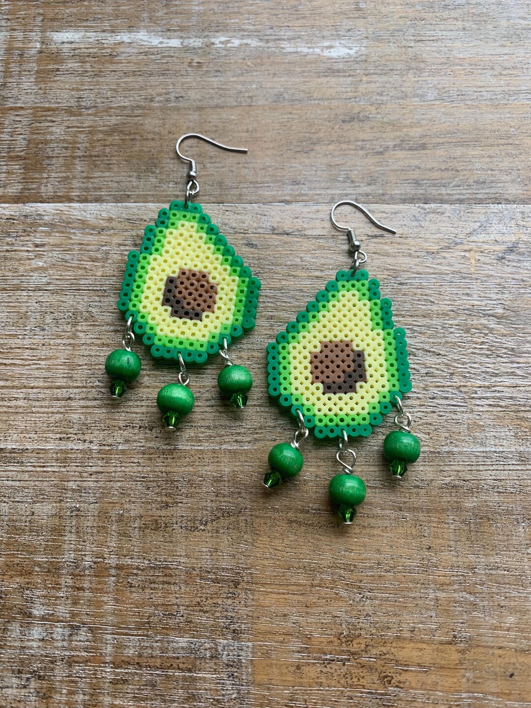 Pixel Avocado Earrings Retro Cute Avocado Best Friend Gift Funny ...