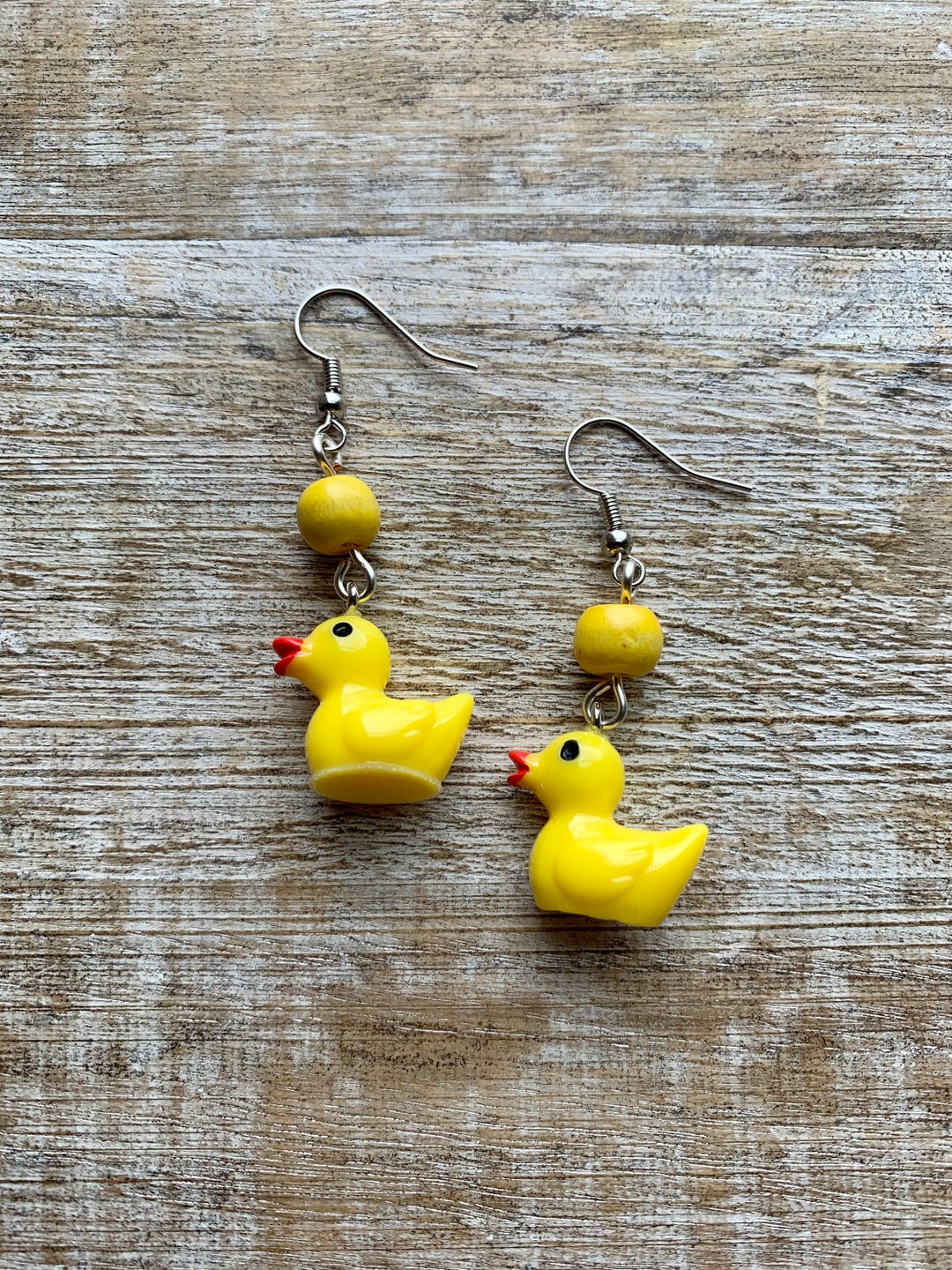Rubber Ducky Earrings Duck Resin Lightweight Duck Lover Gift Rubber ...