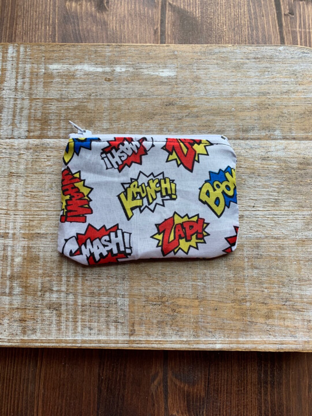 Retro Comic Coin Purse Nerd Comic Book Mod Coin Purse Cosmetic Bag ...