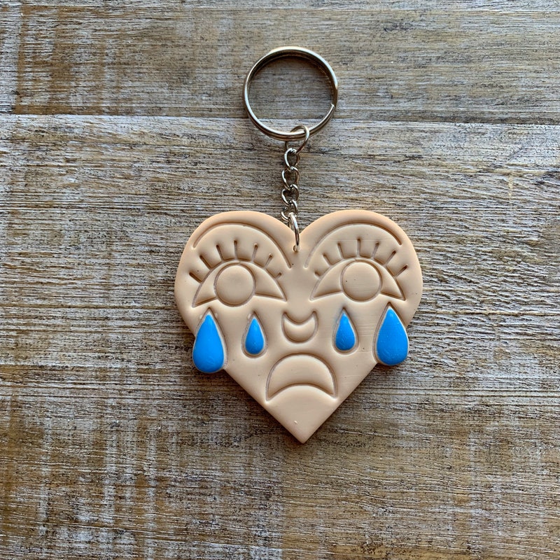 Crying Heart - Etsy