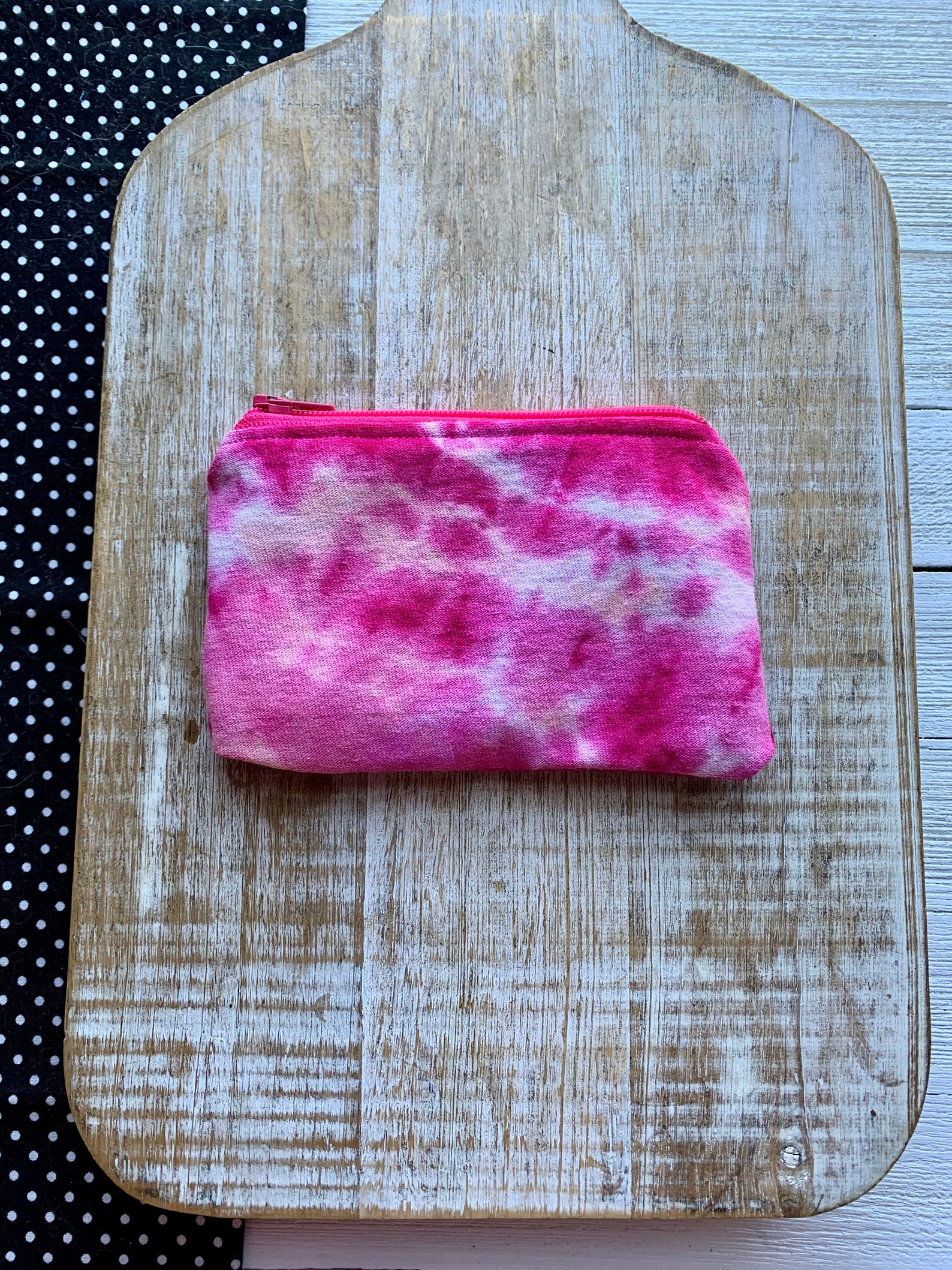 Tie Dye Makeup Bag Pink Bags Hippie Makeup Bag Set Coin Purse | Etsy
