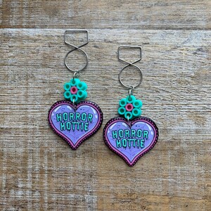 Pastel Goth Tunnel Gauge Earrings Kawaii Ear Weights Horror Cutie Ear ...