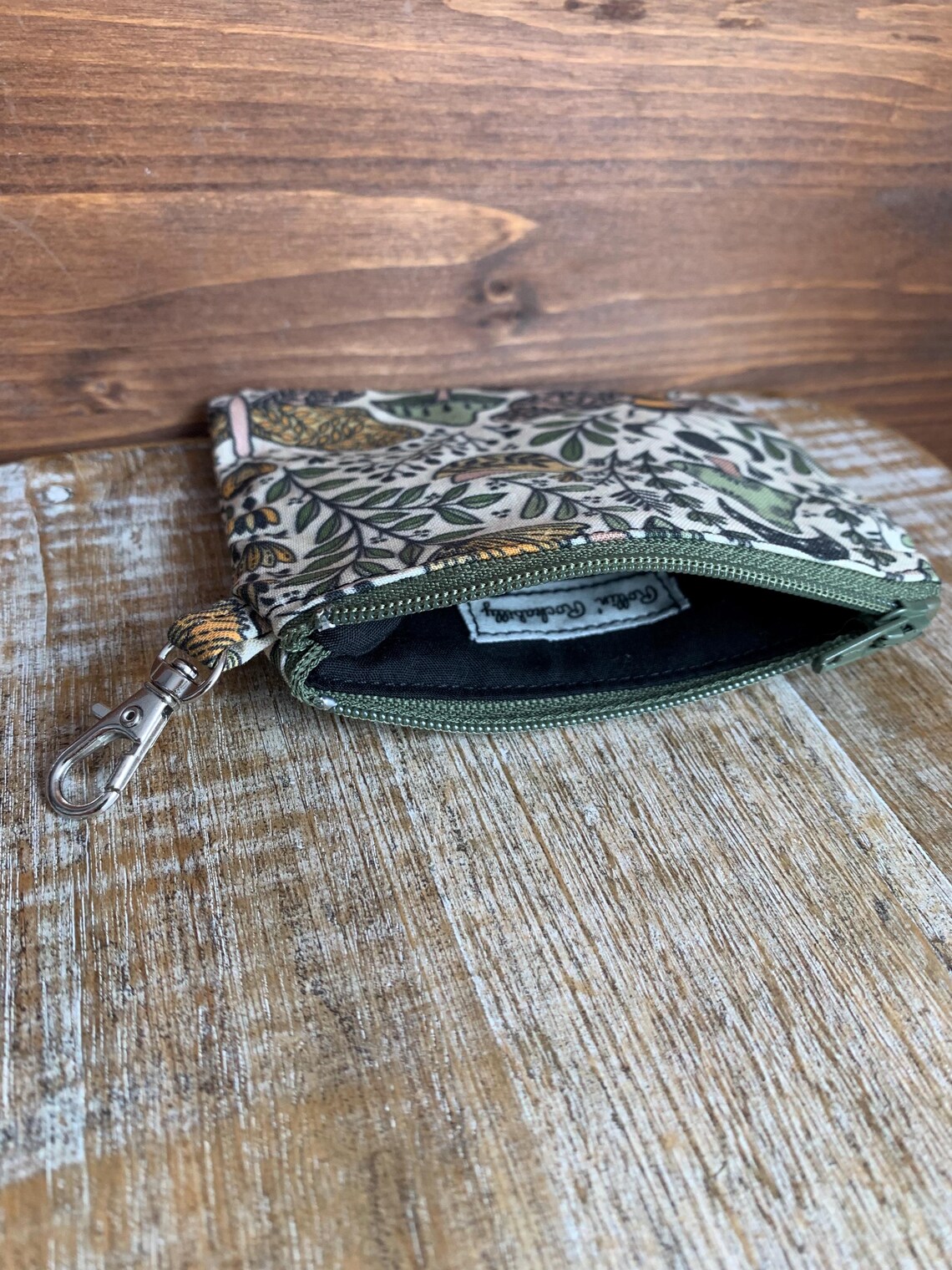 Bee Coin Purse Wallet Cottagecore Keychain Bag Coin Purse Mushrooms ...
