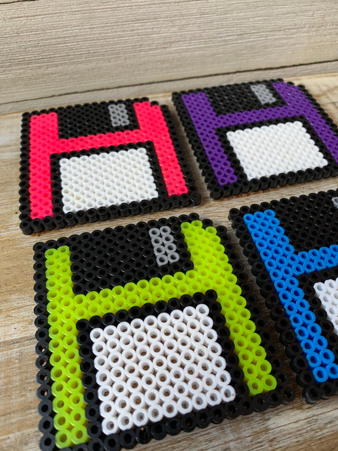 Coasters Floppy Disc Pixel Coasters 1990s Retro Nostalgic - Etsy