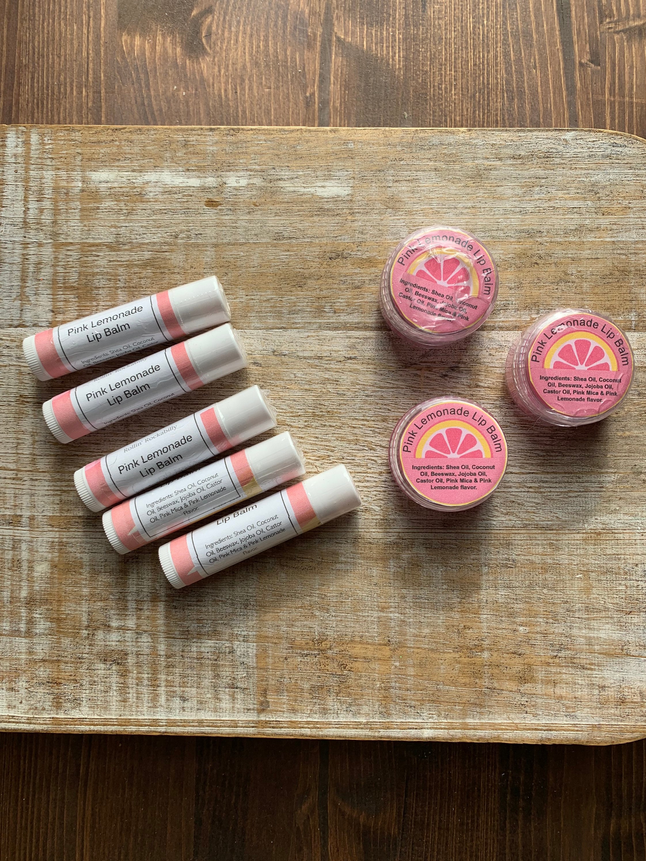 Pink Lemonade Lip Balm Lemonade Lip Balm Summer Lip Care | Etsy