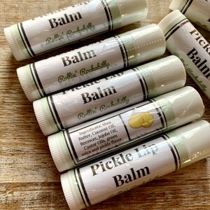 DILL PICKLE Lip Balm Pickle Flavor Handmade Lip Balm Gag Gift Party ...