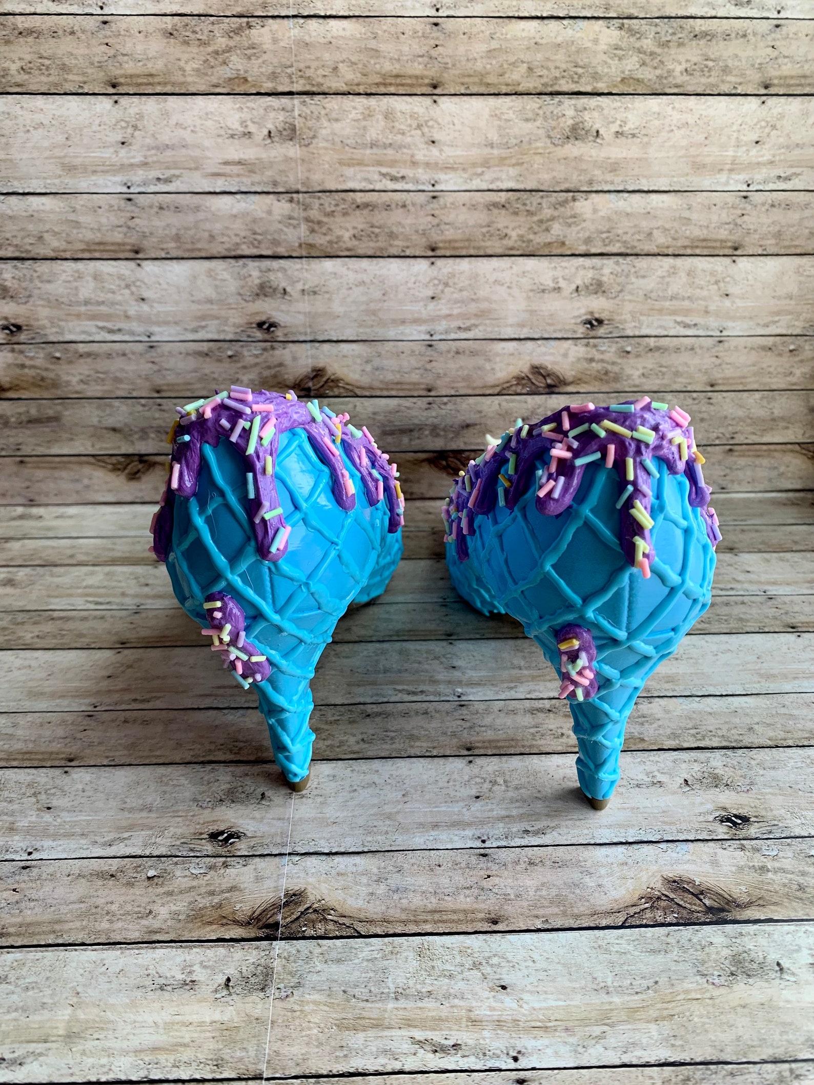 Pastel Ice Cream Heels Heels Pastel Goth Ice Cream Shoes Decoden Heels ...