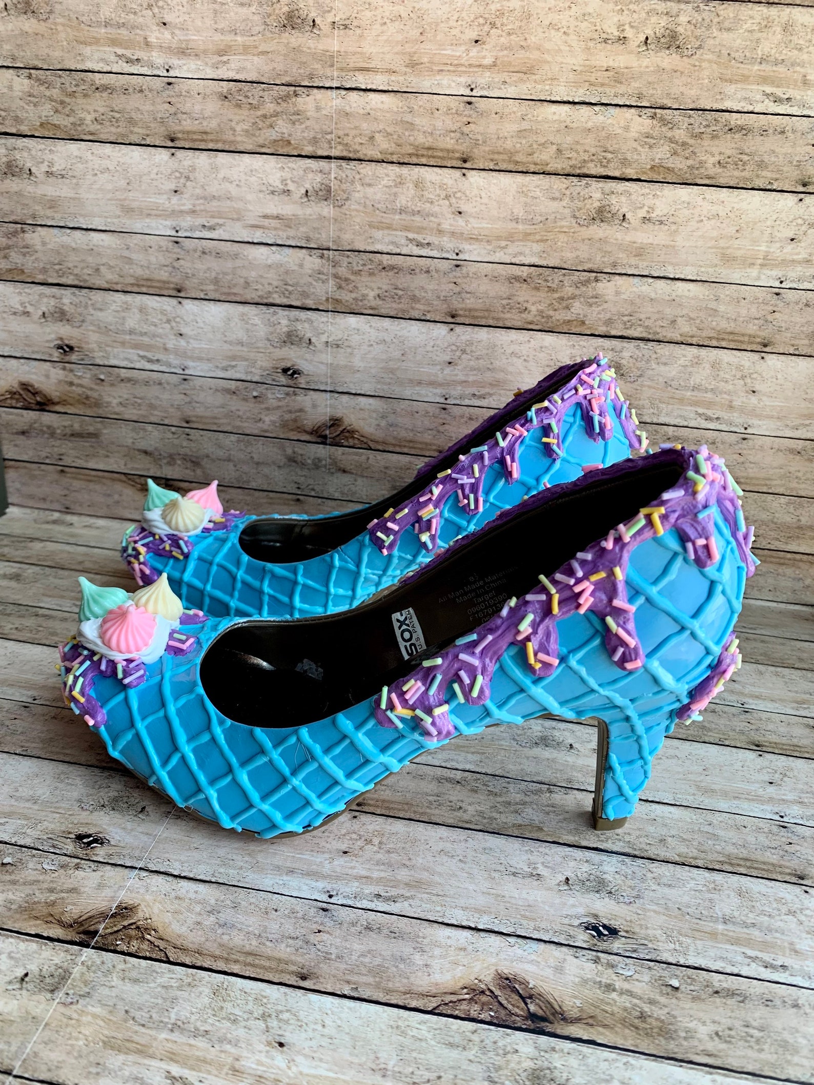 Pastel Ice Cream Heels Heels Pastel Goth Ice Cream Shoes Decoden Heels ...
