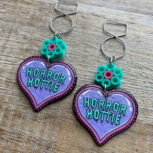 Pastel Goth Tunnel Gauge Earrings Kawaii Ear Weights Horror Cutie Ear ...