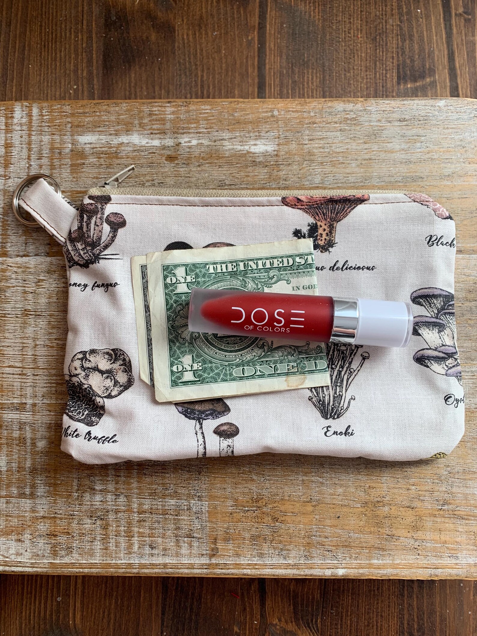Mushroom Wallet Purse Cottagecore Keychain Bag Coin Purse Mushrooms ...