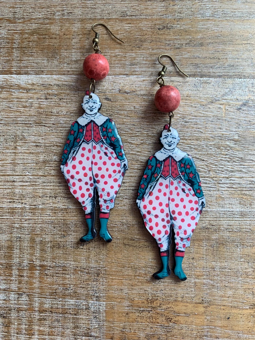 Clown Oddity Earrings Creepy Halloween Clown Weirdcore Killer Clown ...