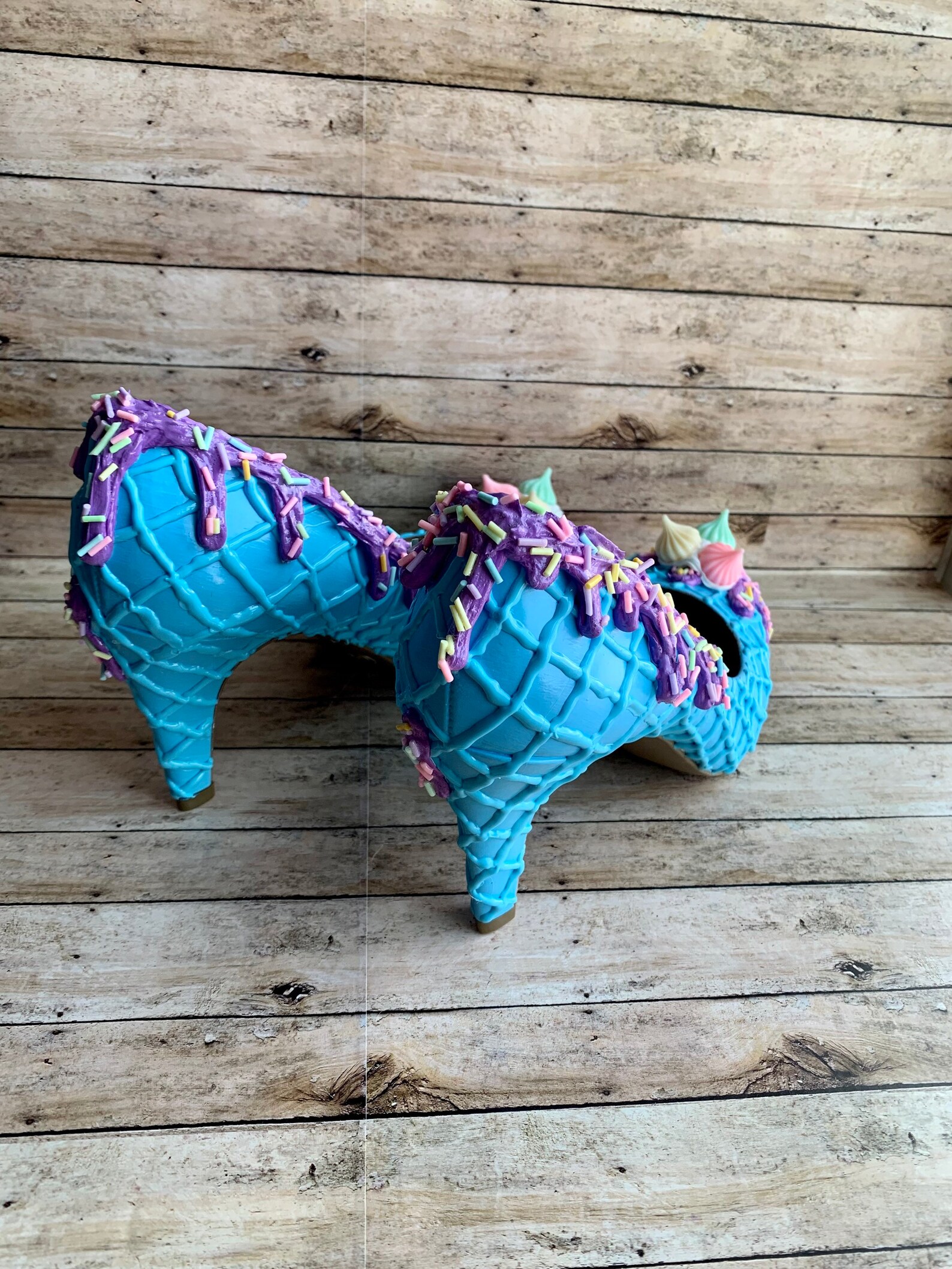 Pastel Ice Cream Heels Heels Pastel Goth Ice Cream Shoes Decoden Heels ...