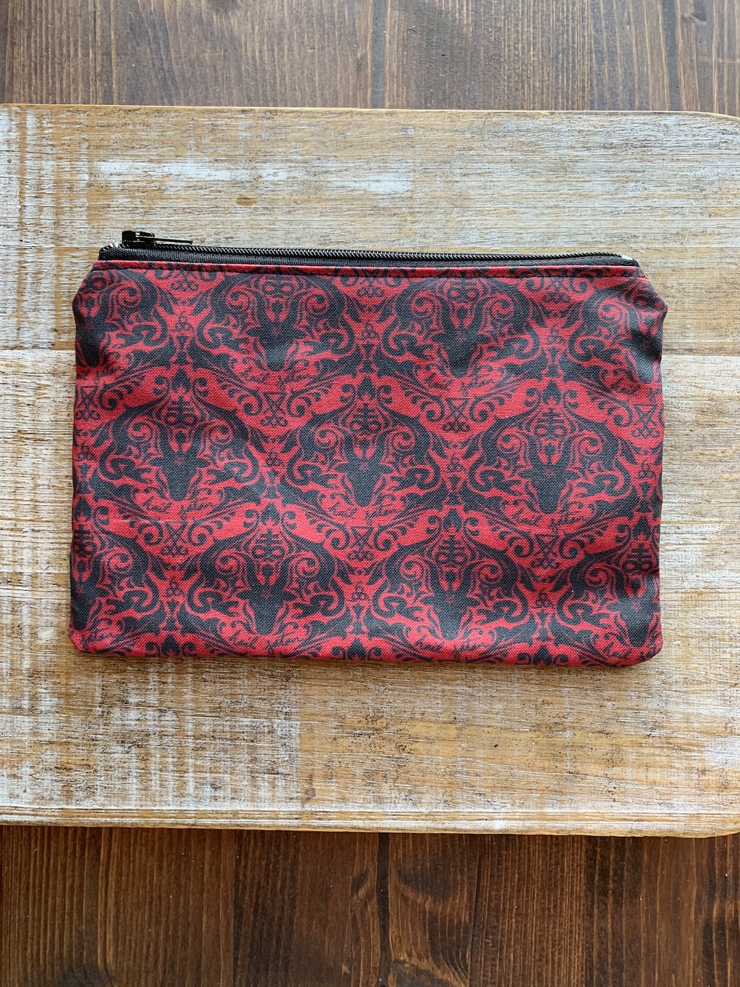 Baphomet Wallet Purse Gothic Satanic Keychain Bag Coin Purse Hail Satan ...