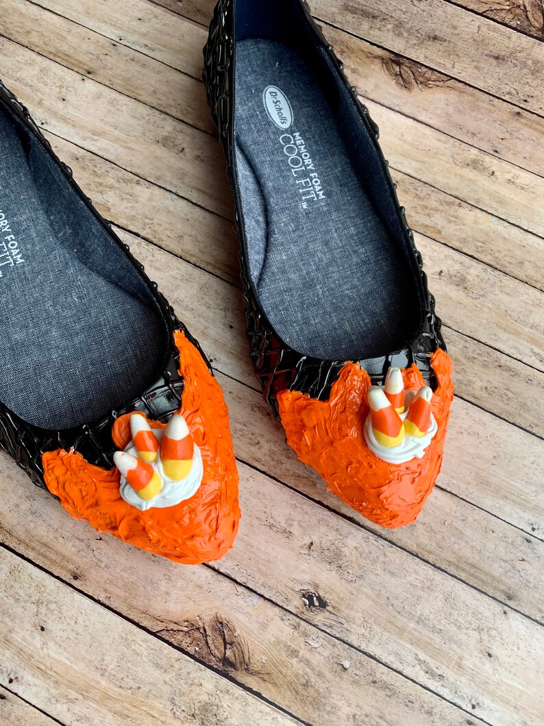 Halloween Ice Cream Shoes Candy Corn Shoes Memory Foam - Etsy