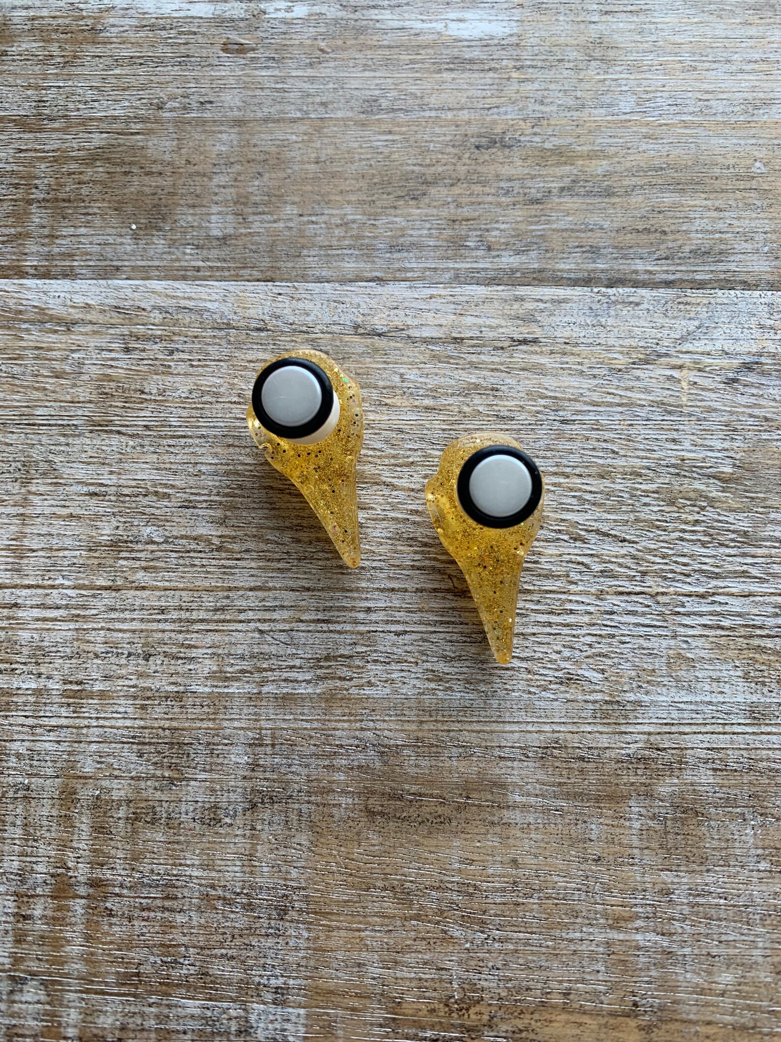 Raven Skull 7.7mm Plugs Bird Gauges Yellow Plugs Crow Plug Gauges ...