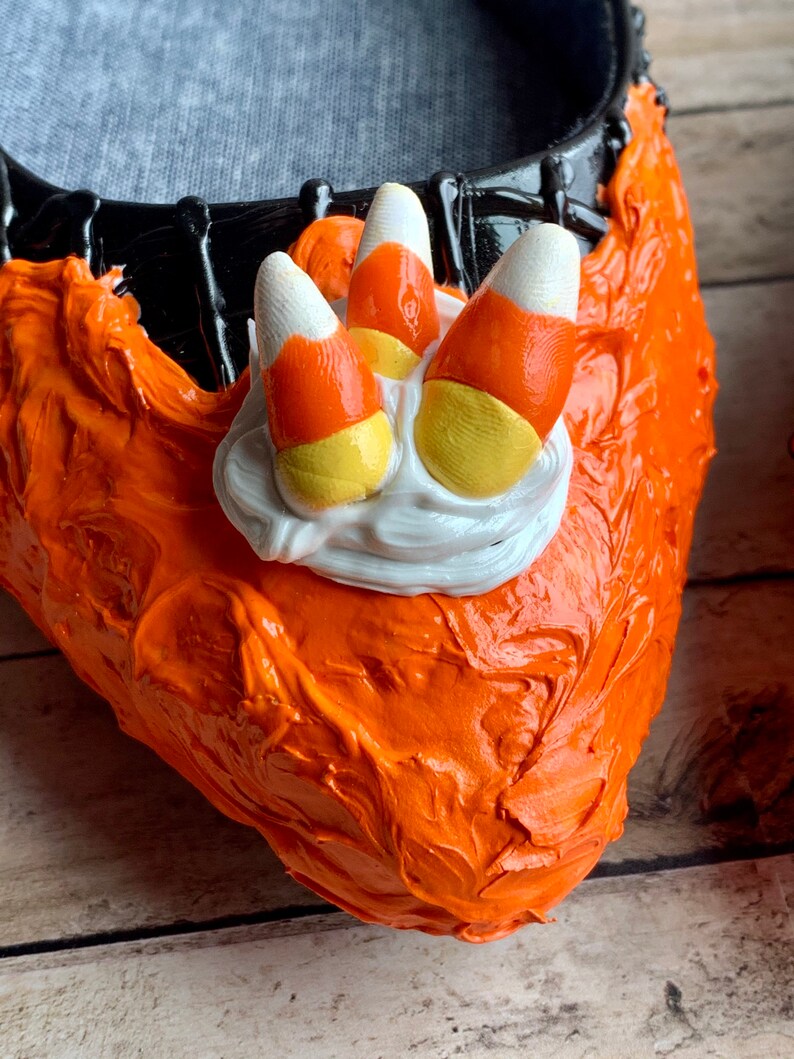 Halloween Ice Cream Shoes Candy Corn Shoes Memory Foam Women's Flats ...