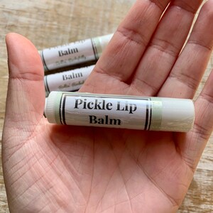 DILL PICKLE Lip Balm Pickle Flavor Handmade Lip Balm Gag Gift Party ...