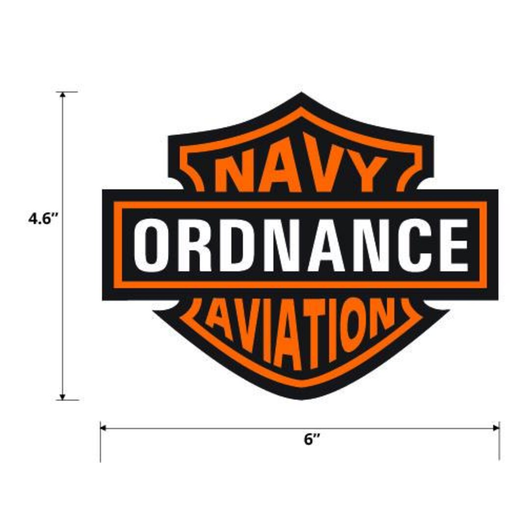 Navy Ordnance Aviation Vinyl Sticker - Etsy