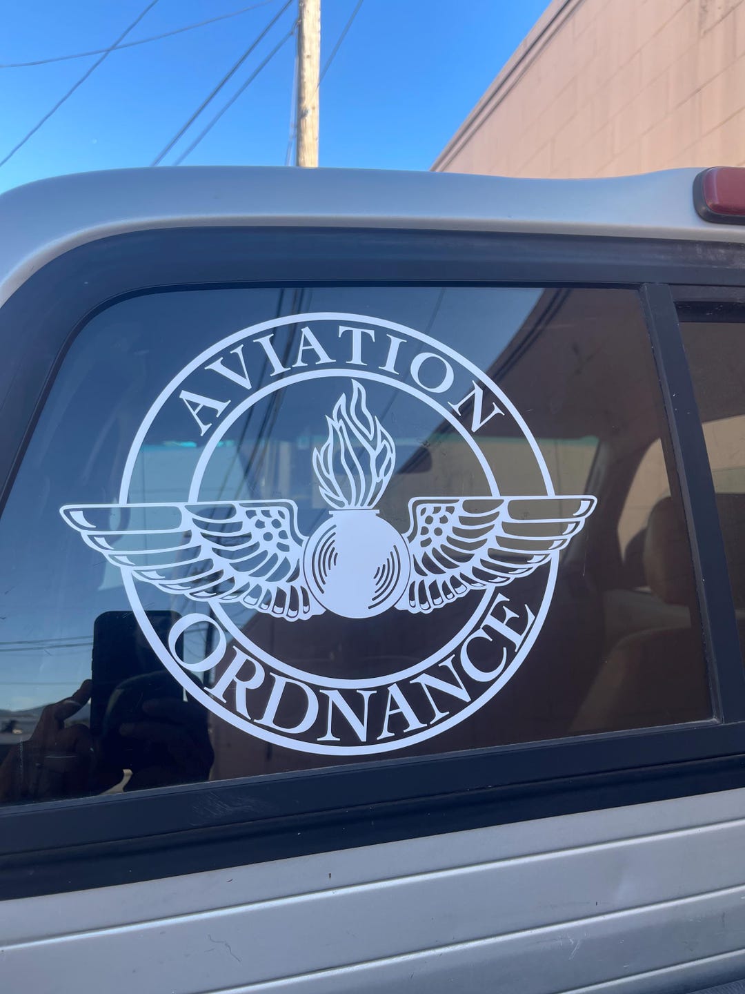 Vinyl Classic Aviation Ordnance Logo Sticker - Etsy