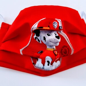 2 Paw Patrol Face Masks, Marshall, Chase, Skye, Rocky, Rubble for Kids ...