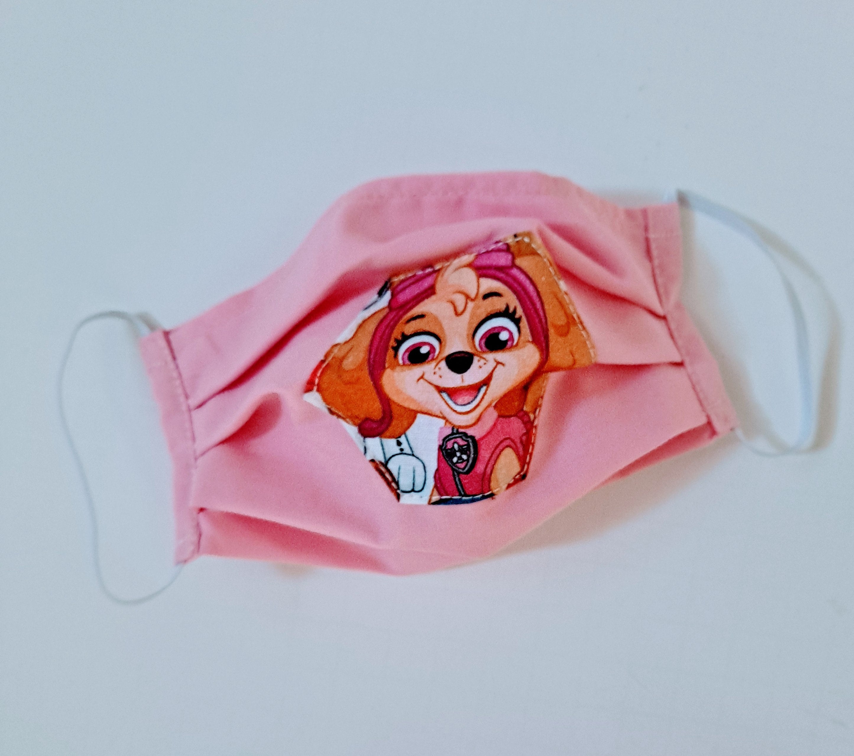 2 Paw Patrol Face Masks Marshall Chase Skye Rocky Rubble - Etsy