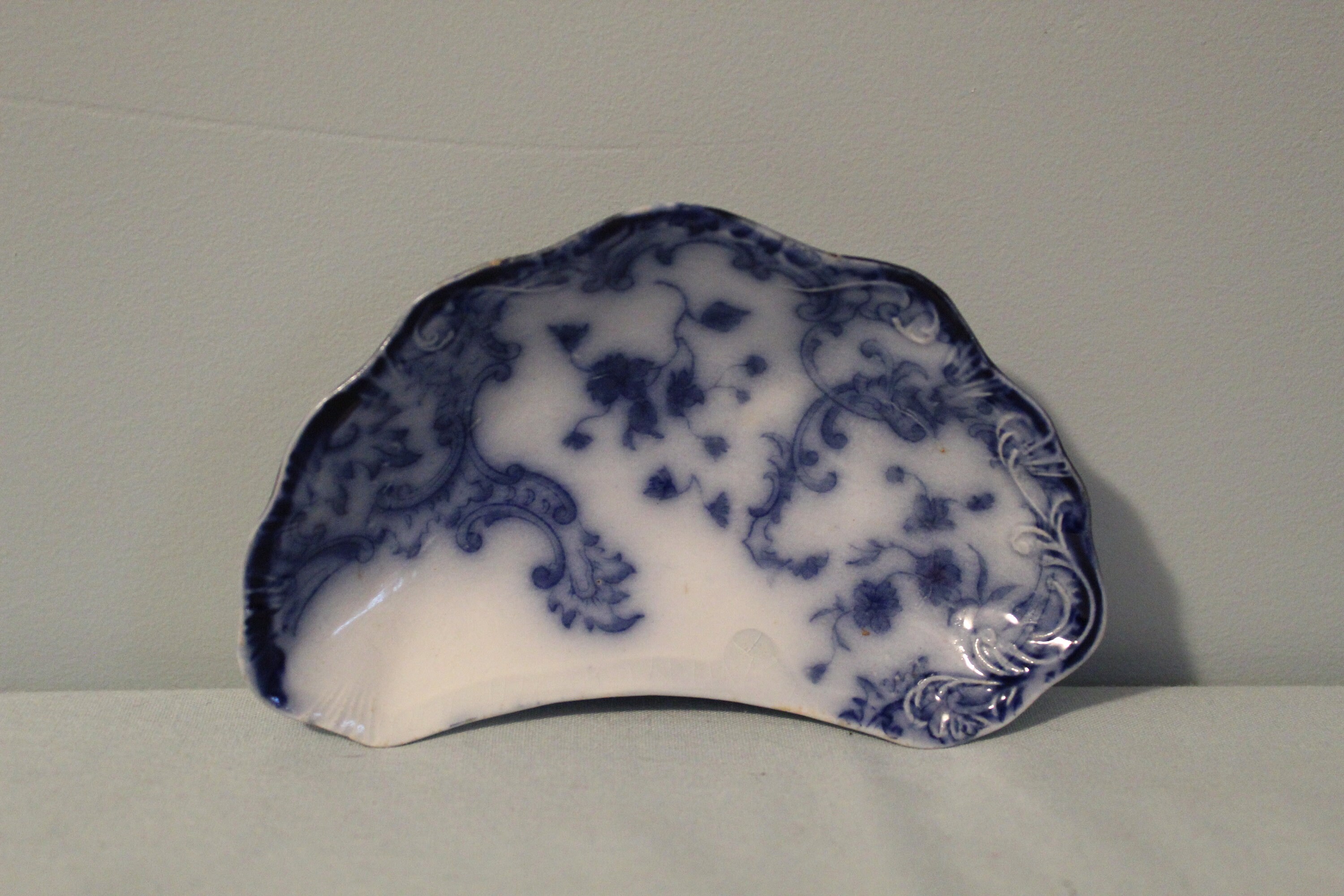 MARIE FLOW BLUE Bone Dish by Grindley #2 - Etsy