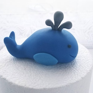 Whale Fondant Cake Topper, Baby Whale Fondant Topper - Etsy