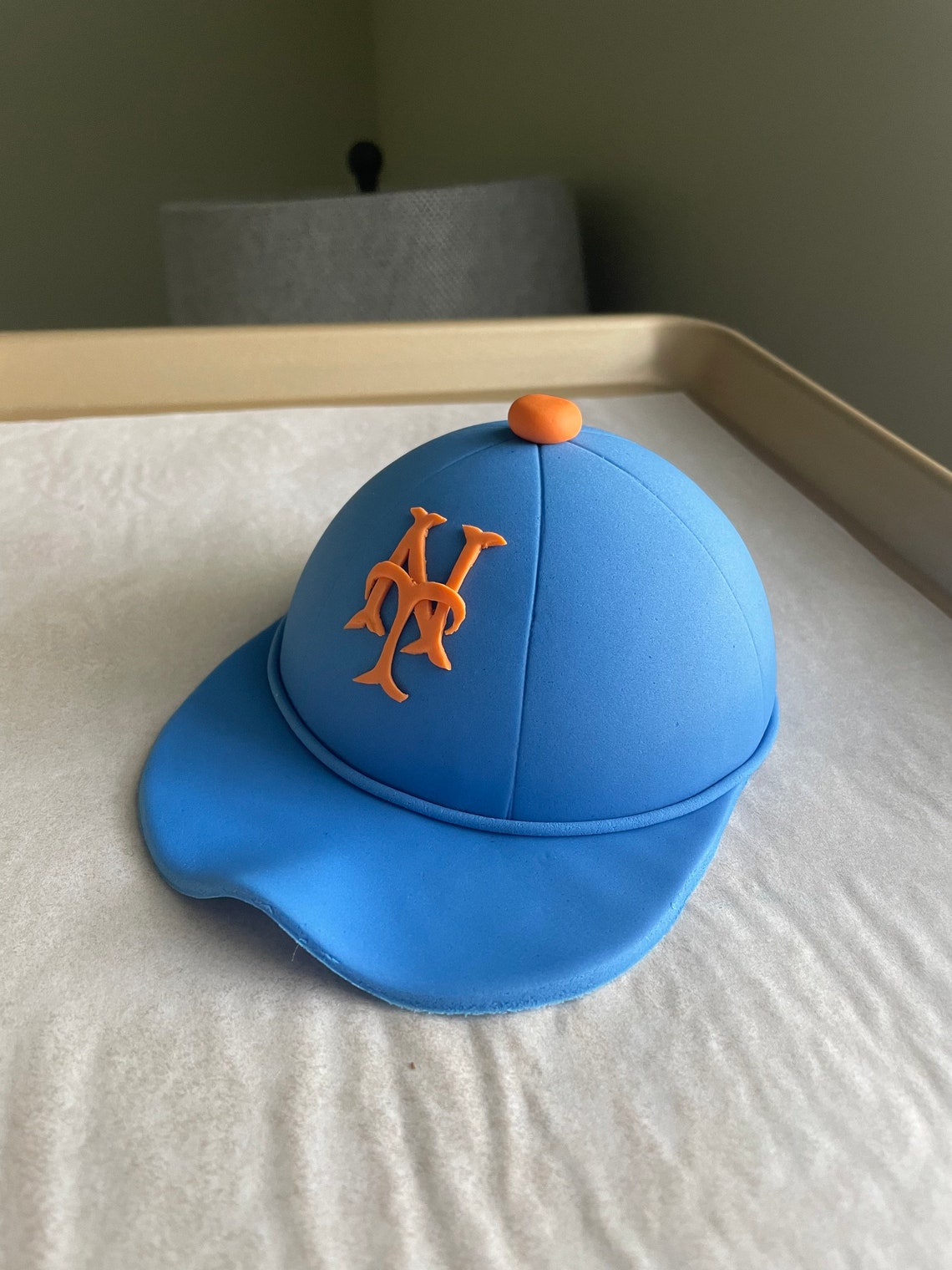 Edible Baseball Cap Cake Topper - Etsy