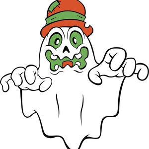 Retro Halloween Hooligan Hobo Ghost Sticker - Etsy