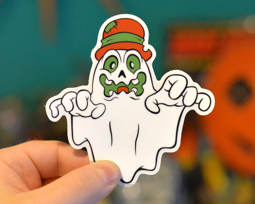 Retro Halloween Hooligan Hobo Ghost Sticker - Etsy