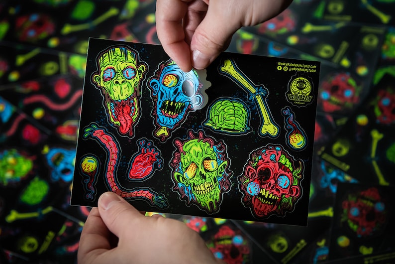 Head Trauma Sticker Sheet - Etsy