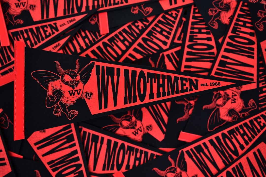 Mothman Flag Pennant - Etsy