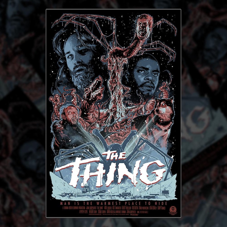 The Thing Poster - Etsy