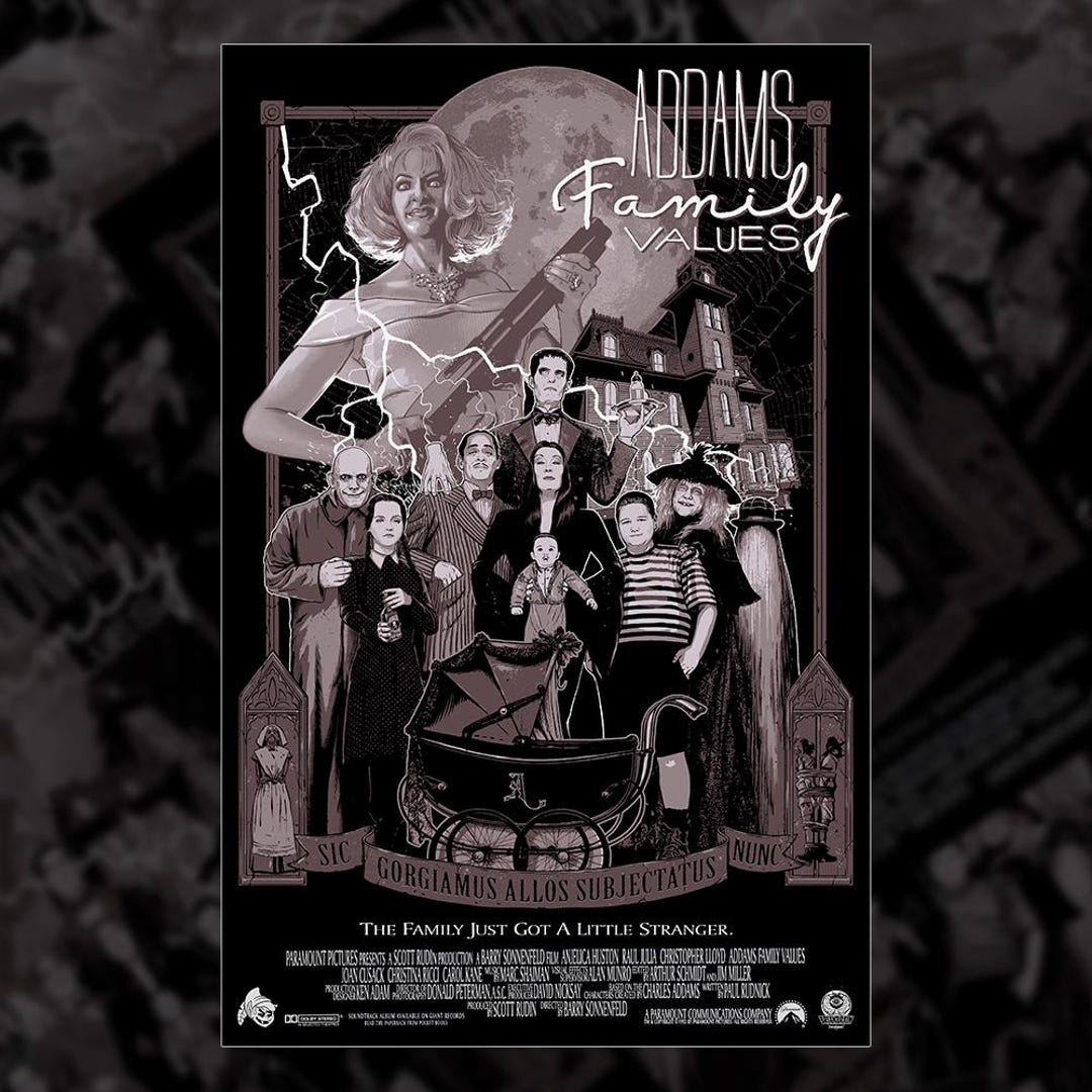 Addams Family Values Poster - Etsy