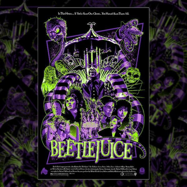 Beetlejuice Musical Poster - Etsy