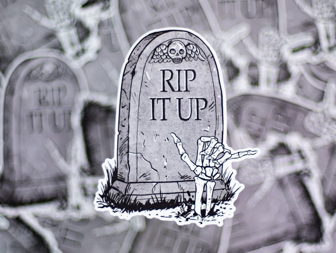 RIP It up Sticker - Etsy
