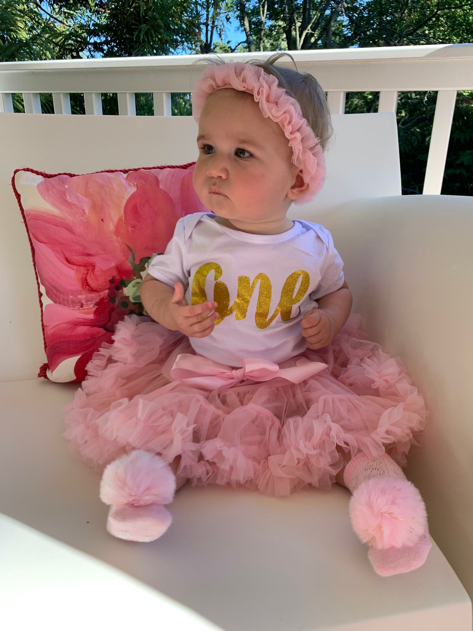 Pink Tutu | Fluffy Tutu for Girls | Birthday Tutu | Pink Chiffon Tutu ...