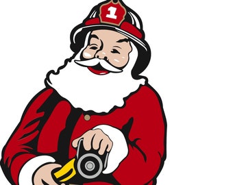 Fireman Santa - Etsy