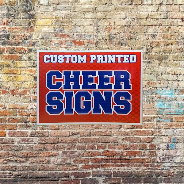 Cheer Signs for Competition - Etsy