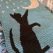 Dreamy Cat & Moon Blanket - Overlay Mosaic Crochet Pattern for Baby - Etsy