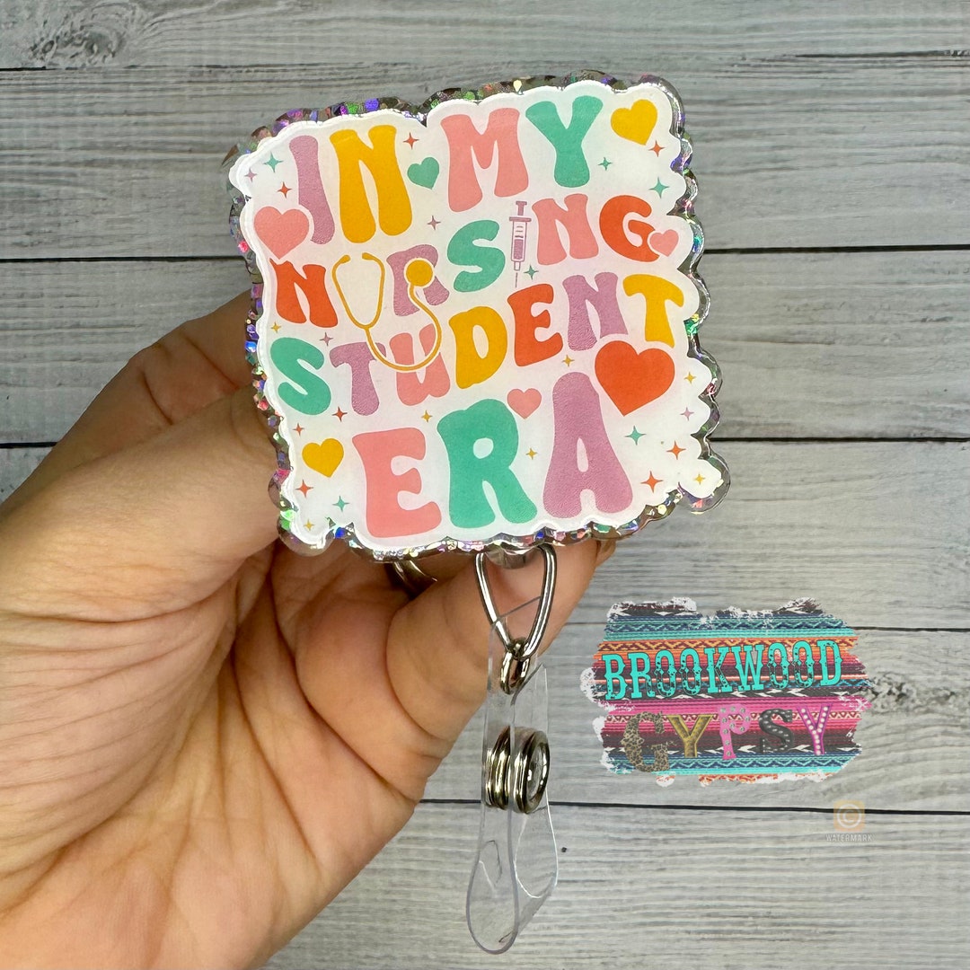 Nursing Student Badge,nursing School Badge,badge Reel,nursing Student ...