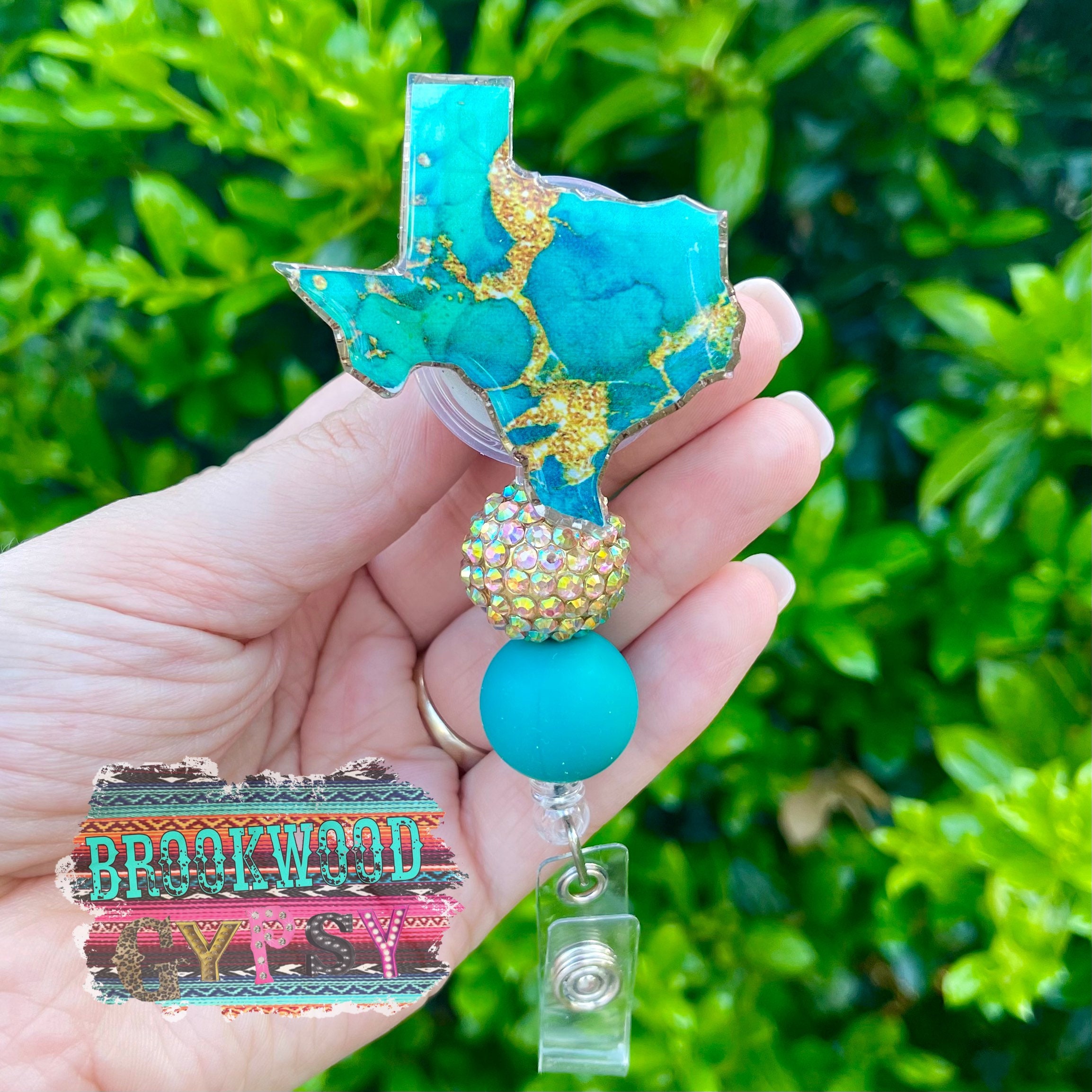 Texas Badge Reel,glitter Badge Reel,texas,glitter,badge Reel,cute Badge ...