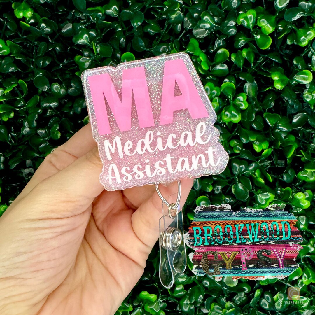 Medical Assistant Badge Reel,ma Badge Reel,medical Badge Reel, Cute ...