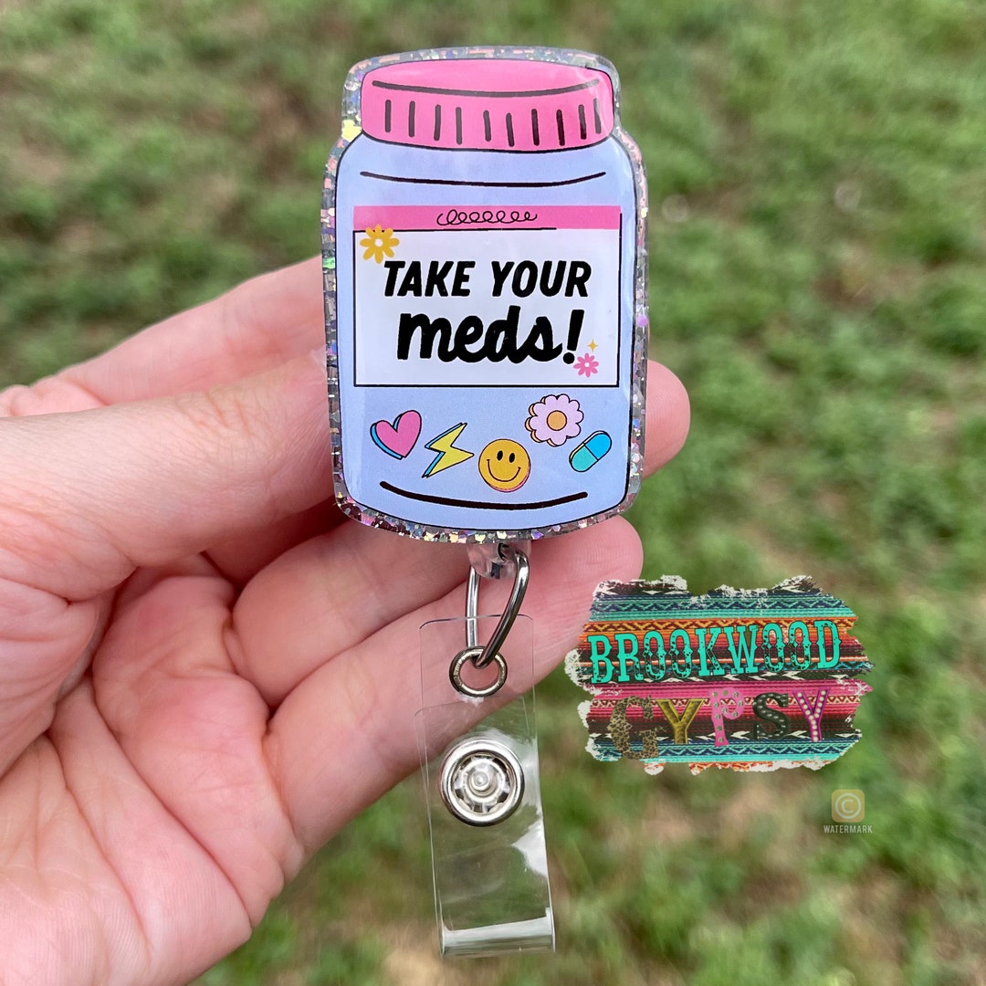 Mental Health Matters Badge Reel,mental Health Badge Reel,glitter Badge ...