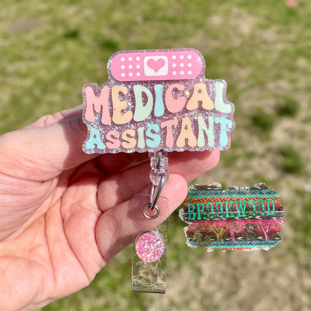 Medical Assistant Badge Reel,ma Badge Reel,medical Badge Reel, Cute ...