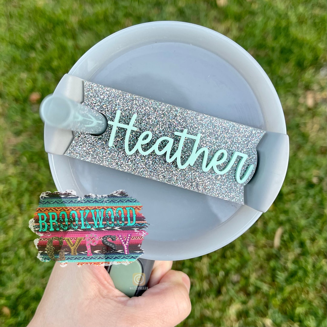 Tumbler Tag,tumbler Topper,tumbler Name Plate,40oz Tumbler Tag,name ...