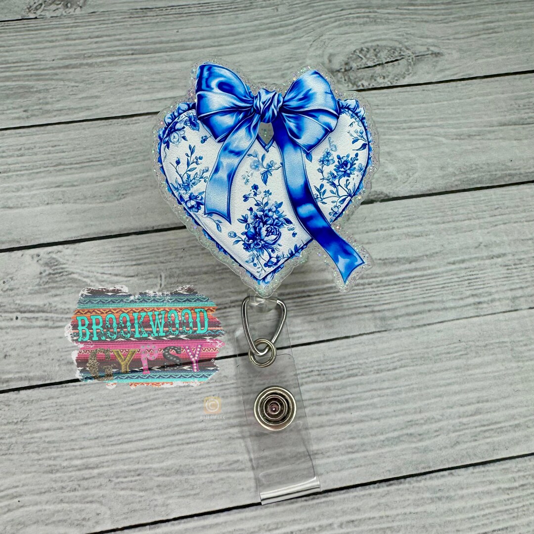 Coquette Bow Badge Reel,girly Badge Reel,nurses Badge,nurses Gift ...