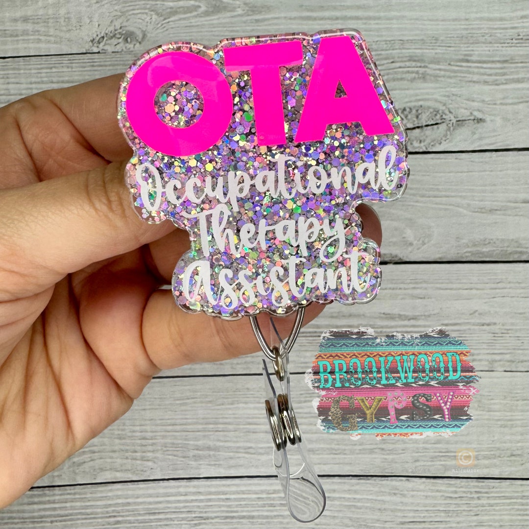 Occupational Therapist Assistant Badge Reel,ota Badge Reel,occupational ...