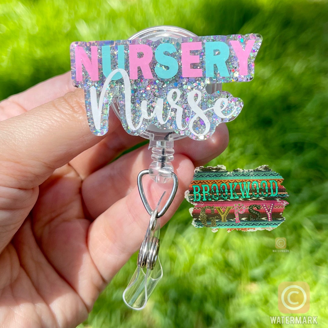Nursery Nurse Badge Reel,neonatal Intensive Care Unit,nicu Badge Reel ...
